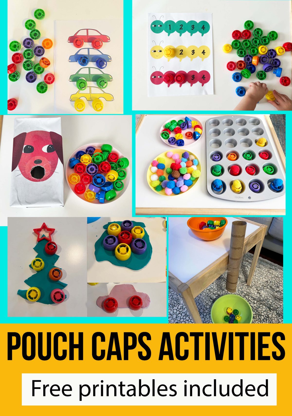 Kids activities with pouch caps – Chicklink